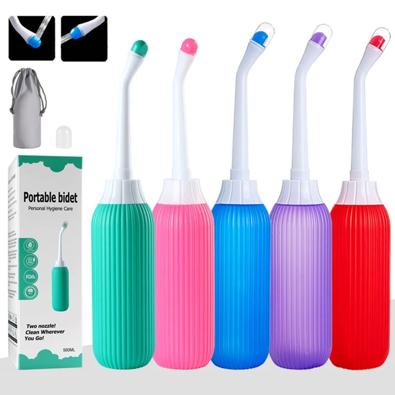 500ml Portable Bidets Sprayer Ergonomic Design Women Private Parts ...