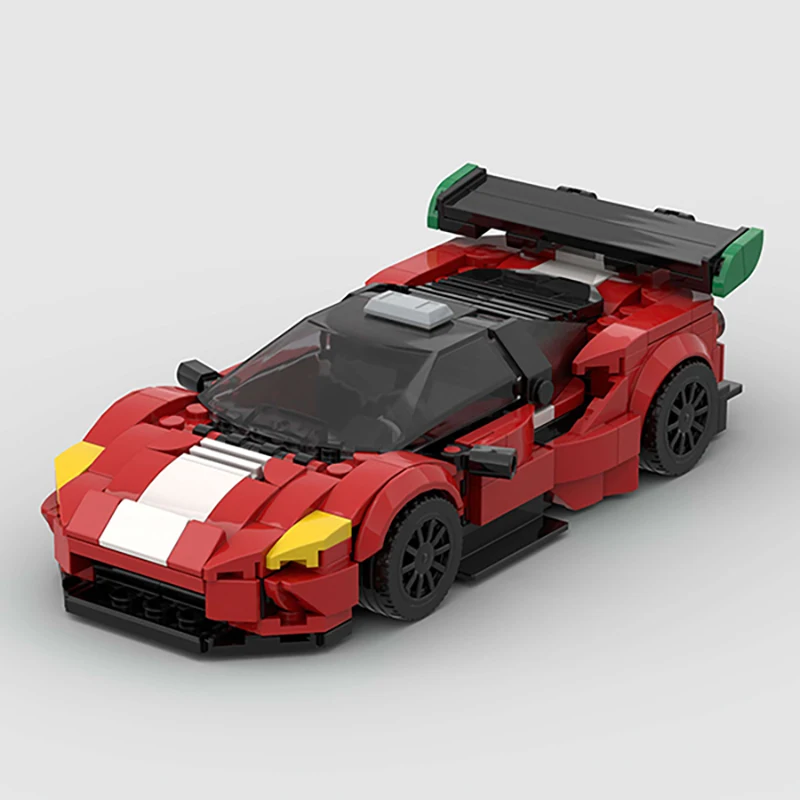 488-GT3-MOC-Car-Speed-Champions-Super-Race-F1-Vehicle-Model-Building ...