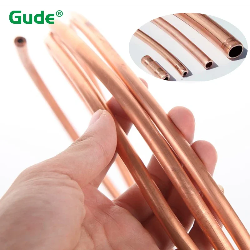 Copper-Tube-Coil-Capillary-Air-Conditioner-Pipe-Cooling-DIY-Crafts-Pure ...