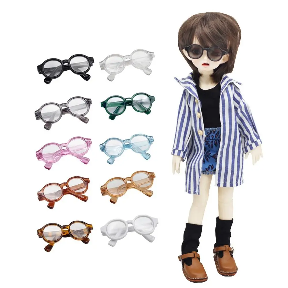 Plastic-Doll-Mini-Glasses-4-5-cm-1-77-in-Miniature-Multi-color-Round ...