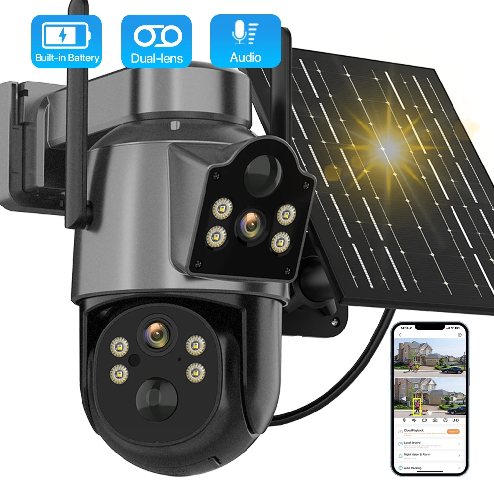 Solar-PTZ-Camera-WiFi-Outdoor-Dual-Lens-Built-in-Battery-Solar-Panel ...