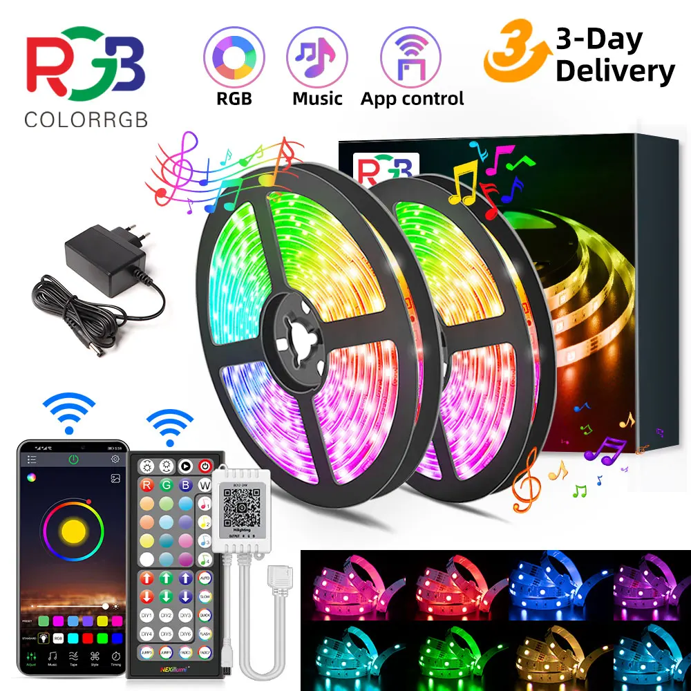 LED Strip Light ,RGB 5050/SMD3535, Flexible Ribbon, DIY Led Light Strip ...