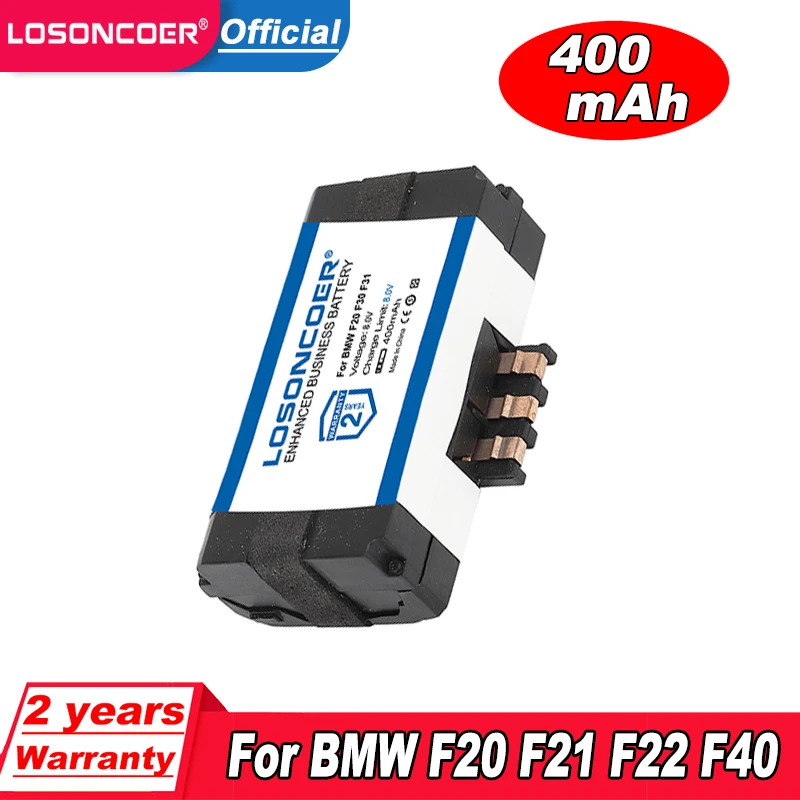 LOSONCOER 400mAh SOS Emergency Battery 84102447710 84109361678 For BMW ...
