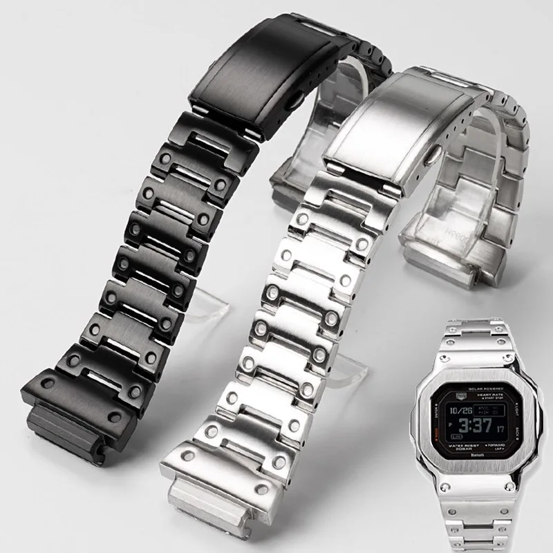 Solid Stainless Steel Chain for Casio G-SHOCK Watchband GM-5600/DW5600 ...
