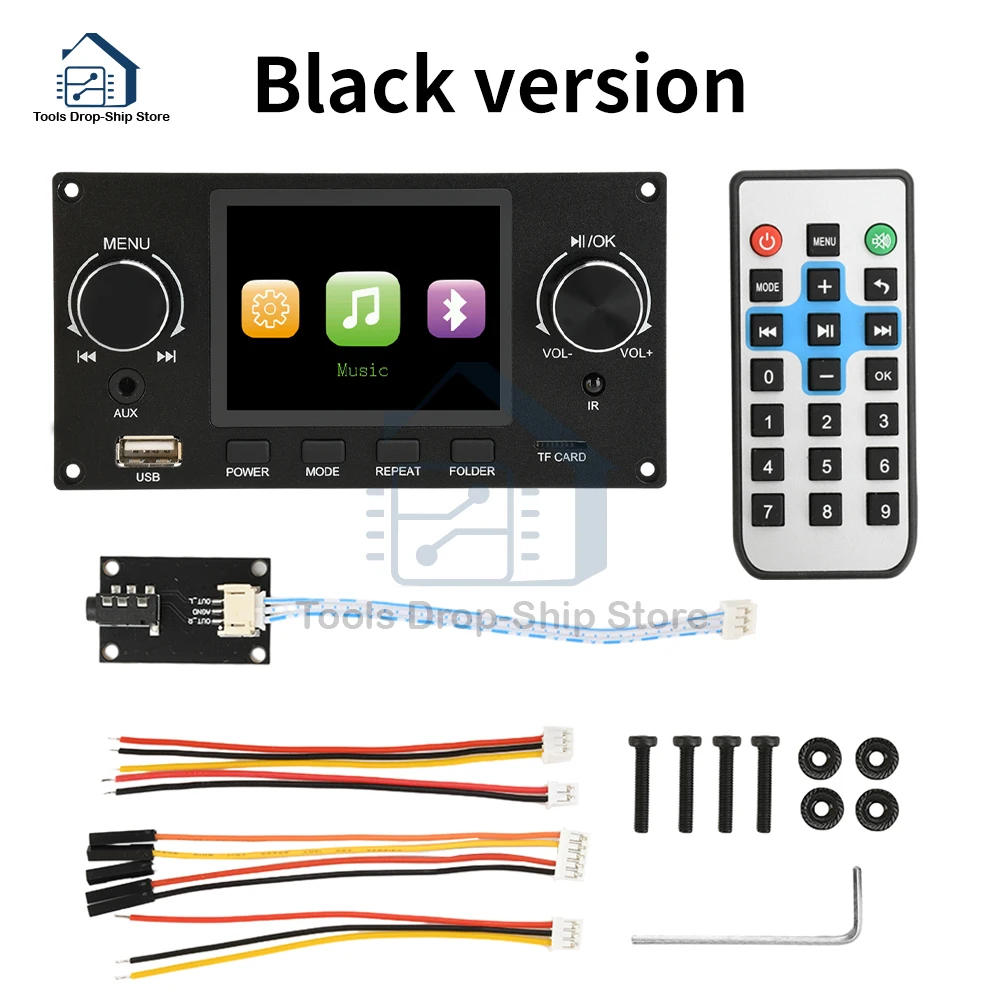 2.8Inch MP3 Decoder Board Audio Output Player Amplifier Audio Player ...
