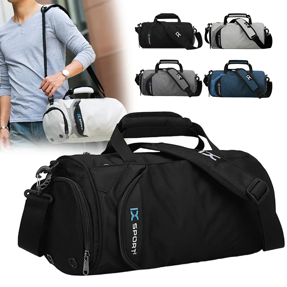 Polyester-Sports-Backpack-Large-Capacity-Fitness-Training-Bag-with-Shoe ...