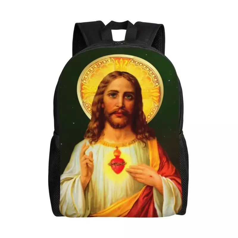 Customized-Sacred-Heart-Of-Jesus-Catholic-Laptop-Backpack-Casual ...