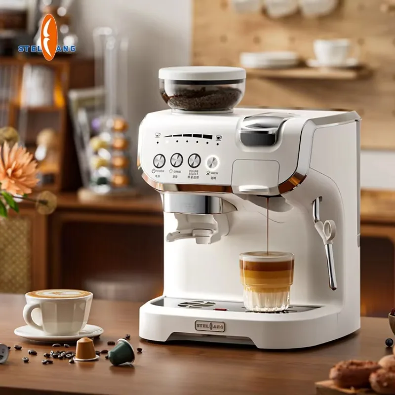 220 Volts High-end 19 Bar Espresso Coffee Maker Machine For Home Use ...