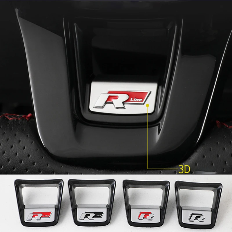Rline-R-Logo-Car-Steering-Wheel-Emblem-Sticker-Accessories-For ...