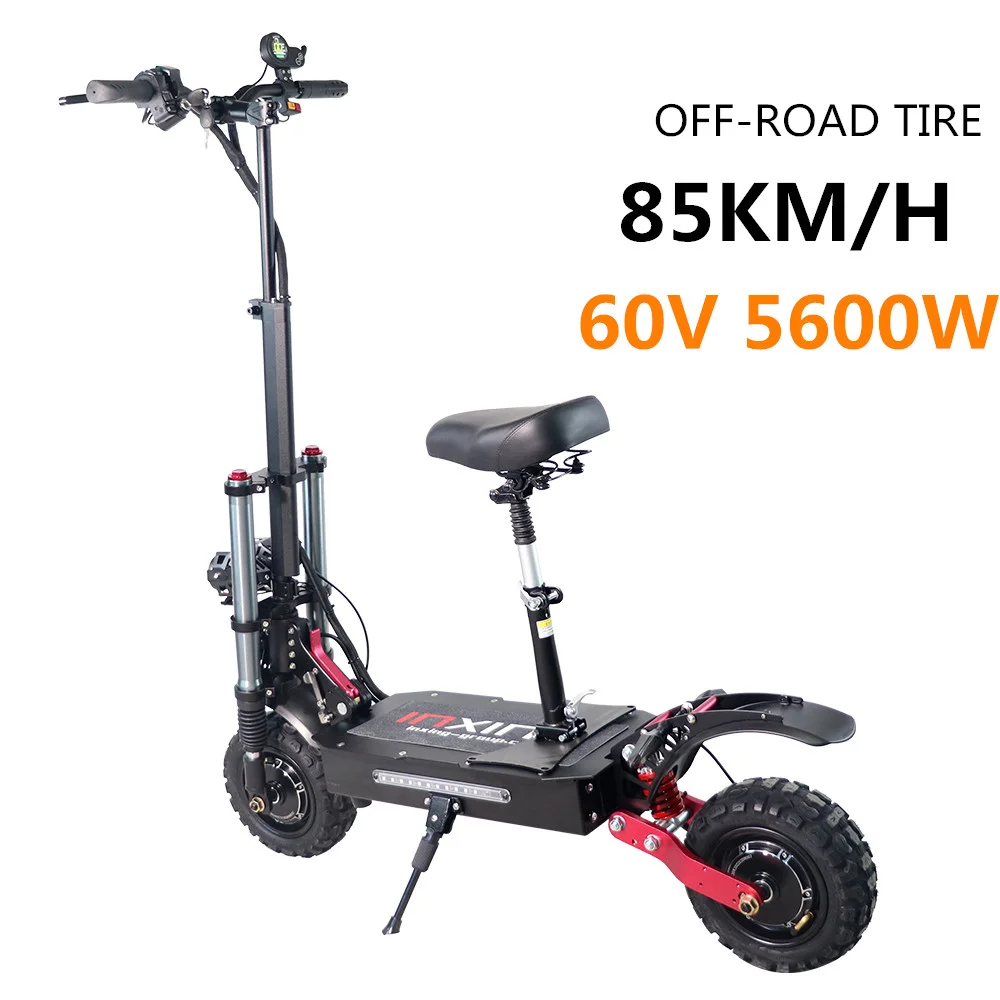 5600W-Dual-brushless-motor-Electric-scooter-60V-38-4AH-Unisex-Adult ...