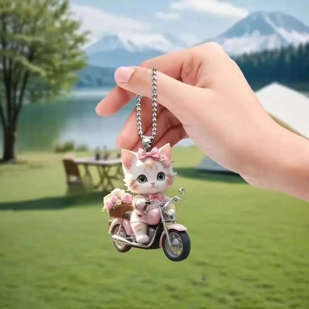 Cute Animal 2D Flat Acrylic Keychain Backpack Car Hanging Ornament ...