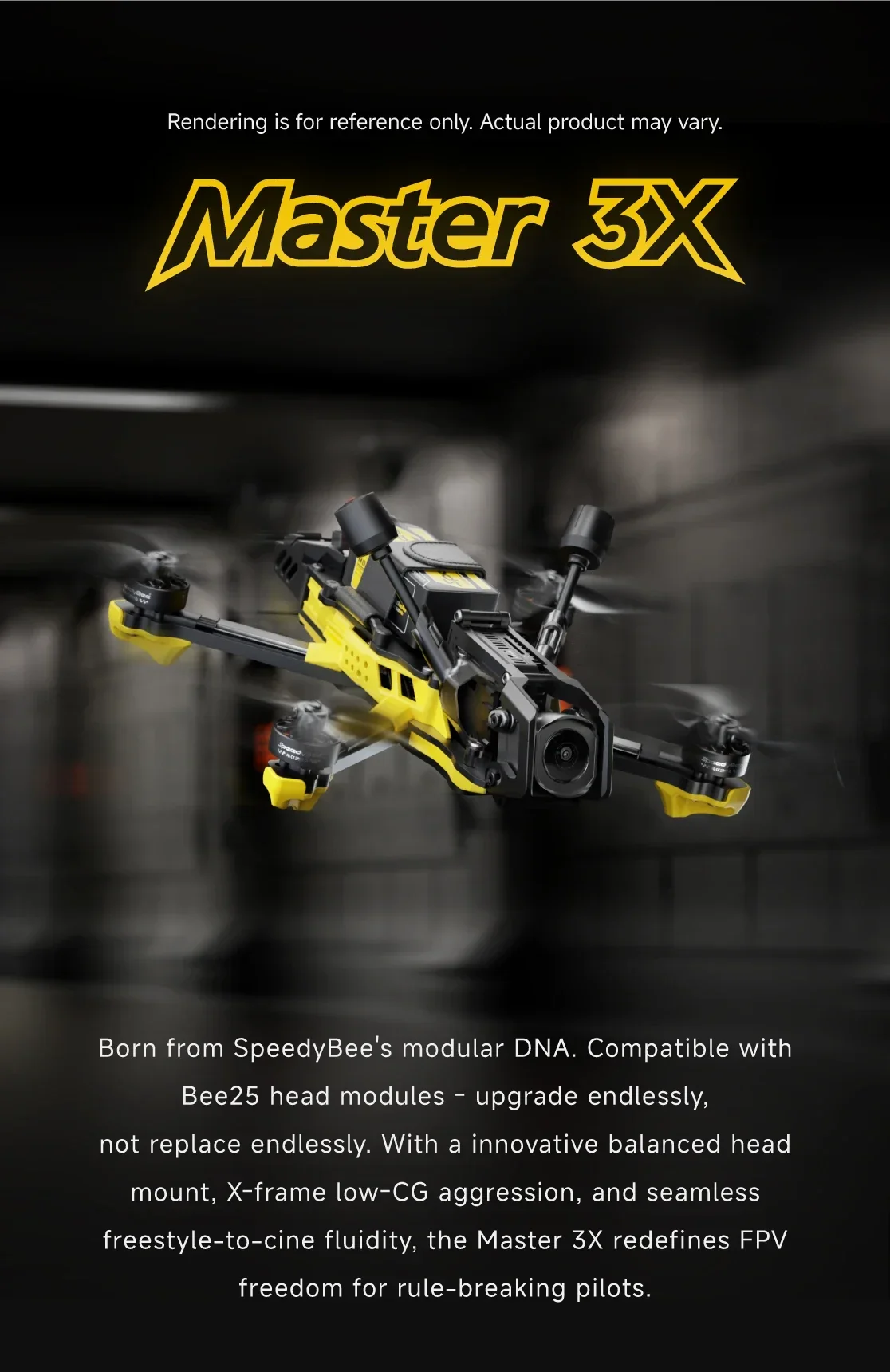 SpeedyBee Master 3X Modular O4 Pro O3 HD Digital VTX Drone for FPV ...