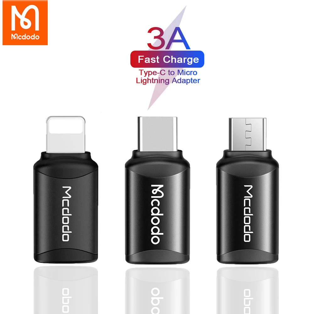 Mcdodo OTG 어댑터 USB C 타입 라이트닝, 아이폰 14, 13, 12, 11 프로 맥스, Xs, 아이패드, 화웨이, 삼성, 샤오미, 안드로이드 데이터 변환기 ...