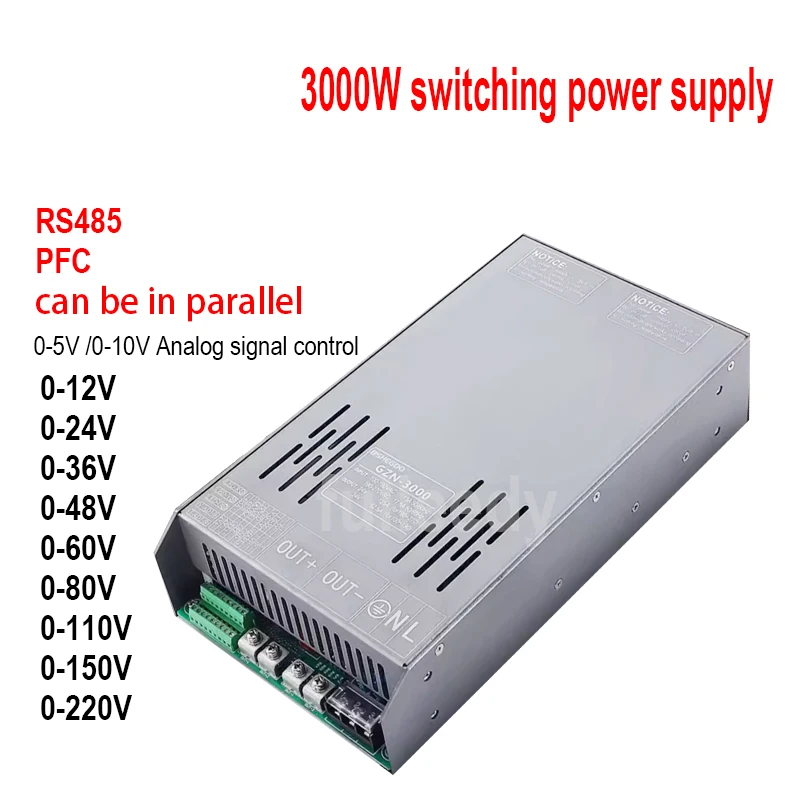 3000W-PFC-Adjustable-Switching-Power-Supply-RS485-12V-24V-48V-60V-110V ...