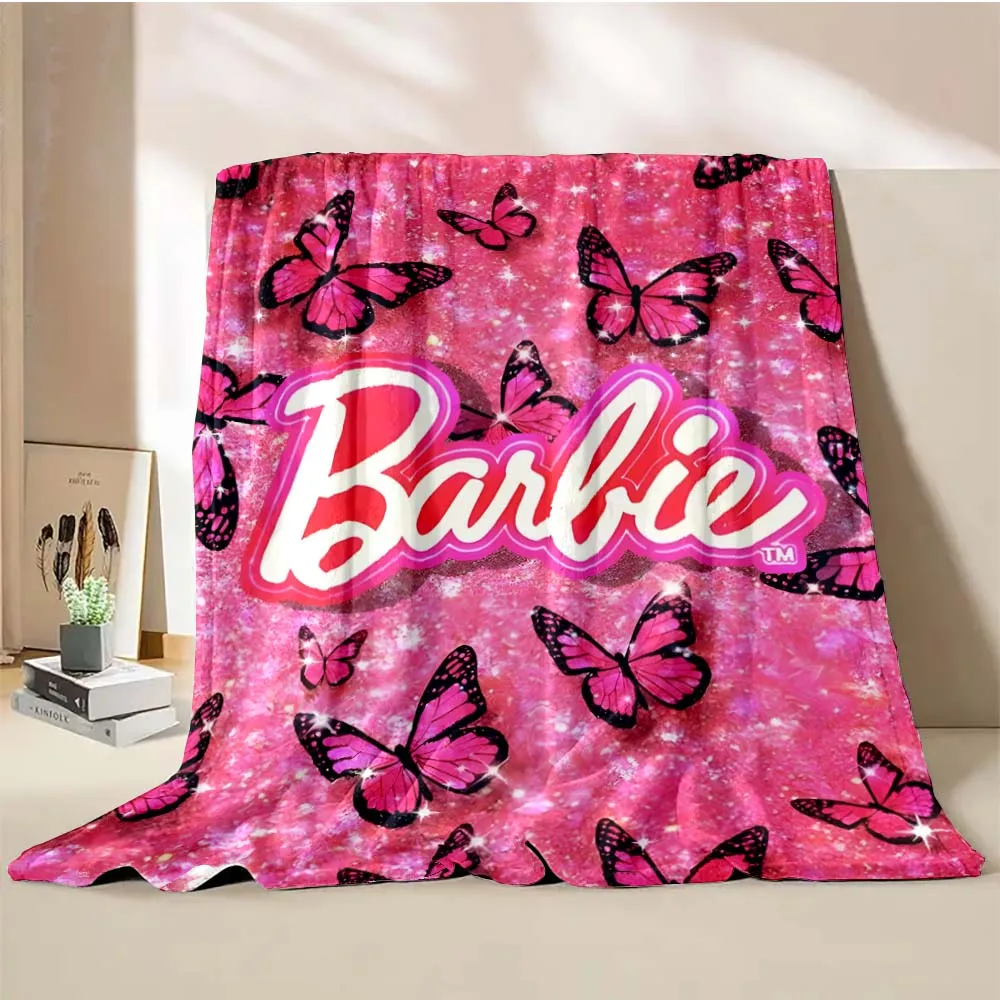 American-Barbie-Doll-Blanket-Warm-Soft-Fluffy-Throw-Kid-Adult-Quilt ...