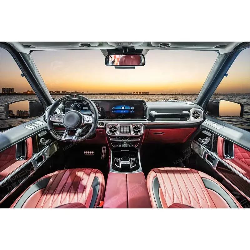 Customized Red Interior Kit for G Wagon Gclass Interior Upgrade Kit ...
