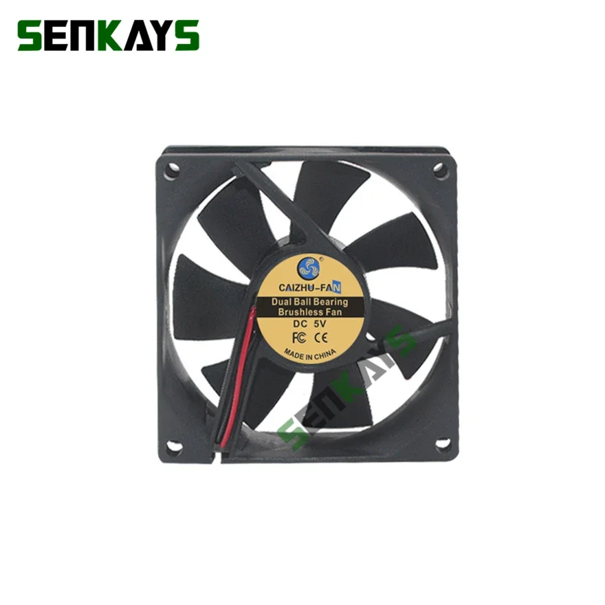 Dual-Ball-Bearing-DC-8020-Fan-5V-12V-24V-80x80x20MM-CPU-Case-Fan ...