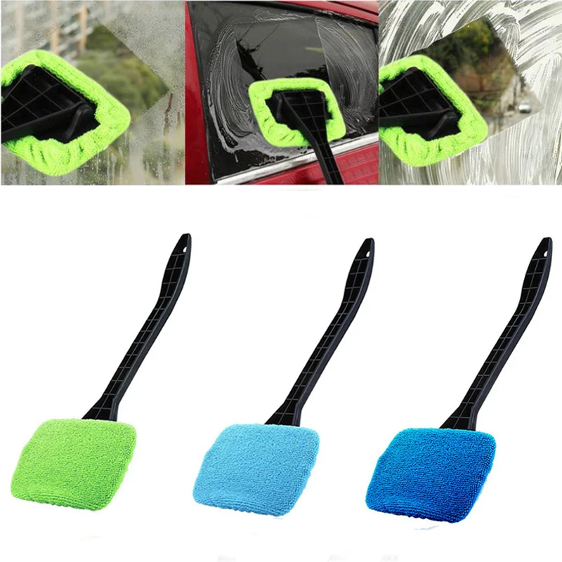 Car-Window-Windshield-Cleaner-Brush-Wiper-Microfiber-Cloth-Auto ...