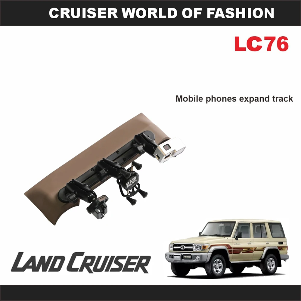 Car-Phone-Holder-For-Toyota-Land-Cruiser-Off-road-Walkie-Talkie-Stand ...