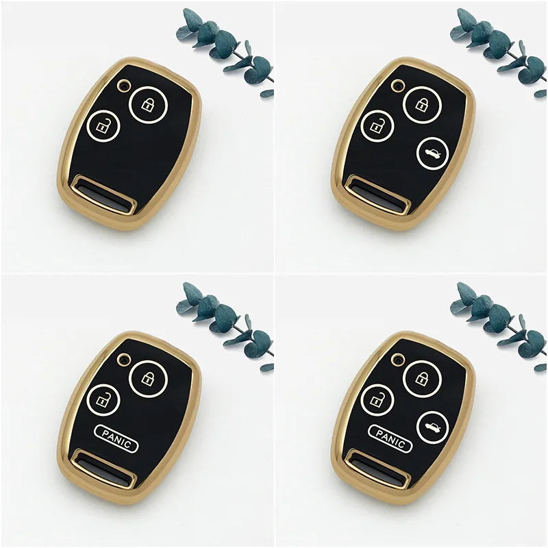 1pcs Tpu Car Key Case Cover For Honda Fit CIVIC JAZZ Pilot Accord CR-V ...