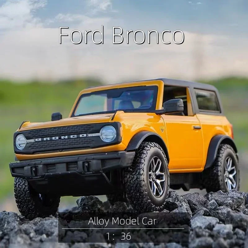 1:36 Ford Bronco SUV Alloy Car Model Diecasts & Toy Simulation Metal ...
