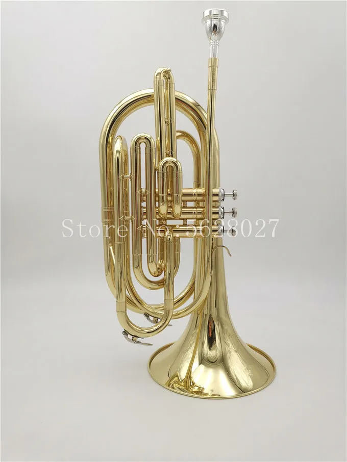 New-Arrival-Bb-Marching-Trombone-Brass-Nickel-Plated-Professional ...