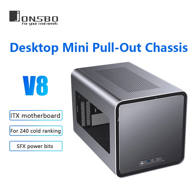 Jonsbo V8 PC Case Pull-Out Internal Chassis Aluminum Alloy ITX ...