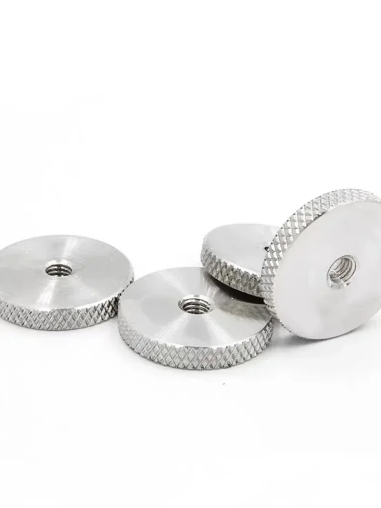 5Pcs-304-Stainless-Steel-Authentic-Knurled-Thumb-Nuts-Flat-Head-Hand ...