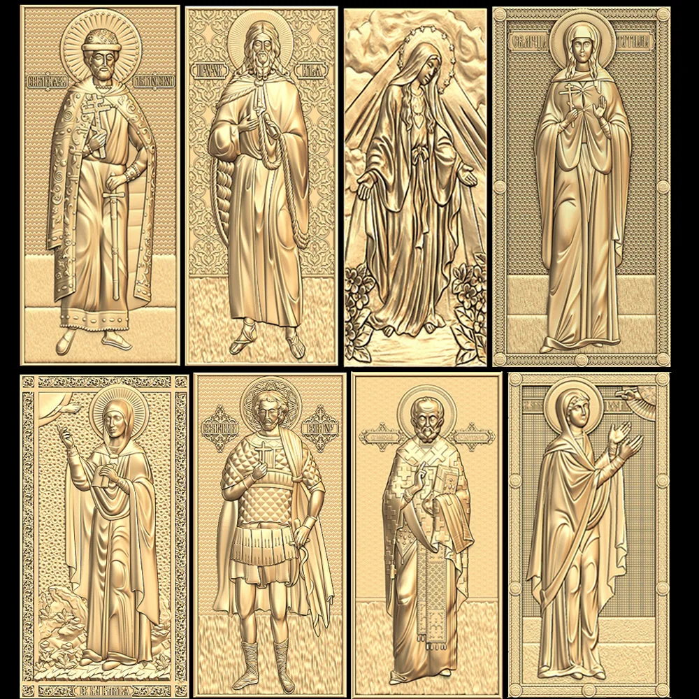 10pcs-Religion-Icon-3D-Model-STL-for-CNC-Router-Artcam-Aspire-Bas ...