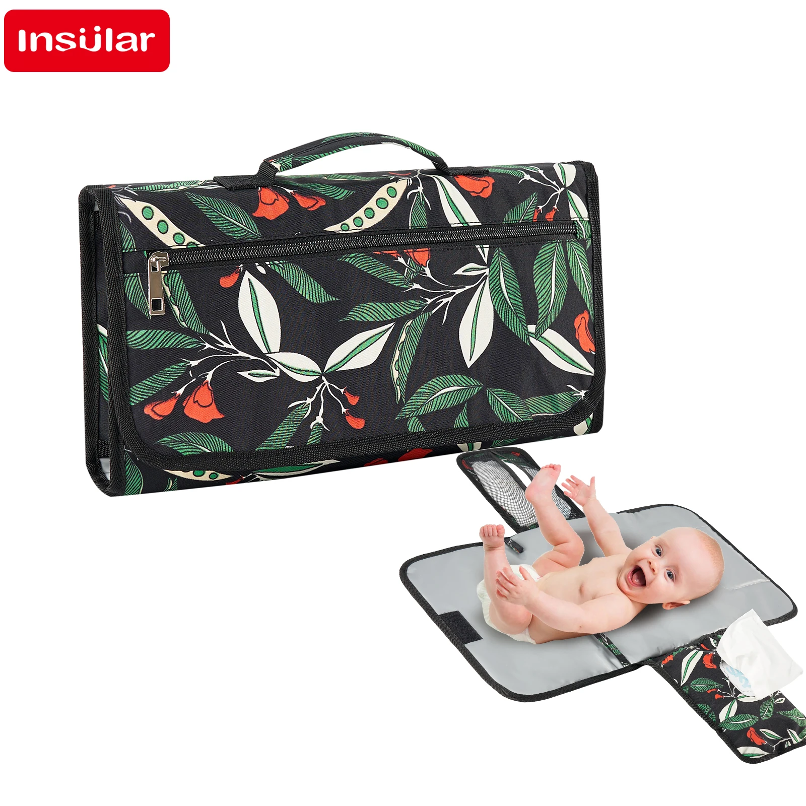 INSULAR Baby Diaper Changing Pad Infant Nappy Cushion Mattress Mat ...