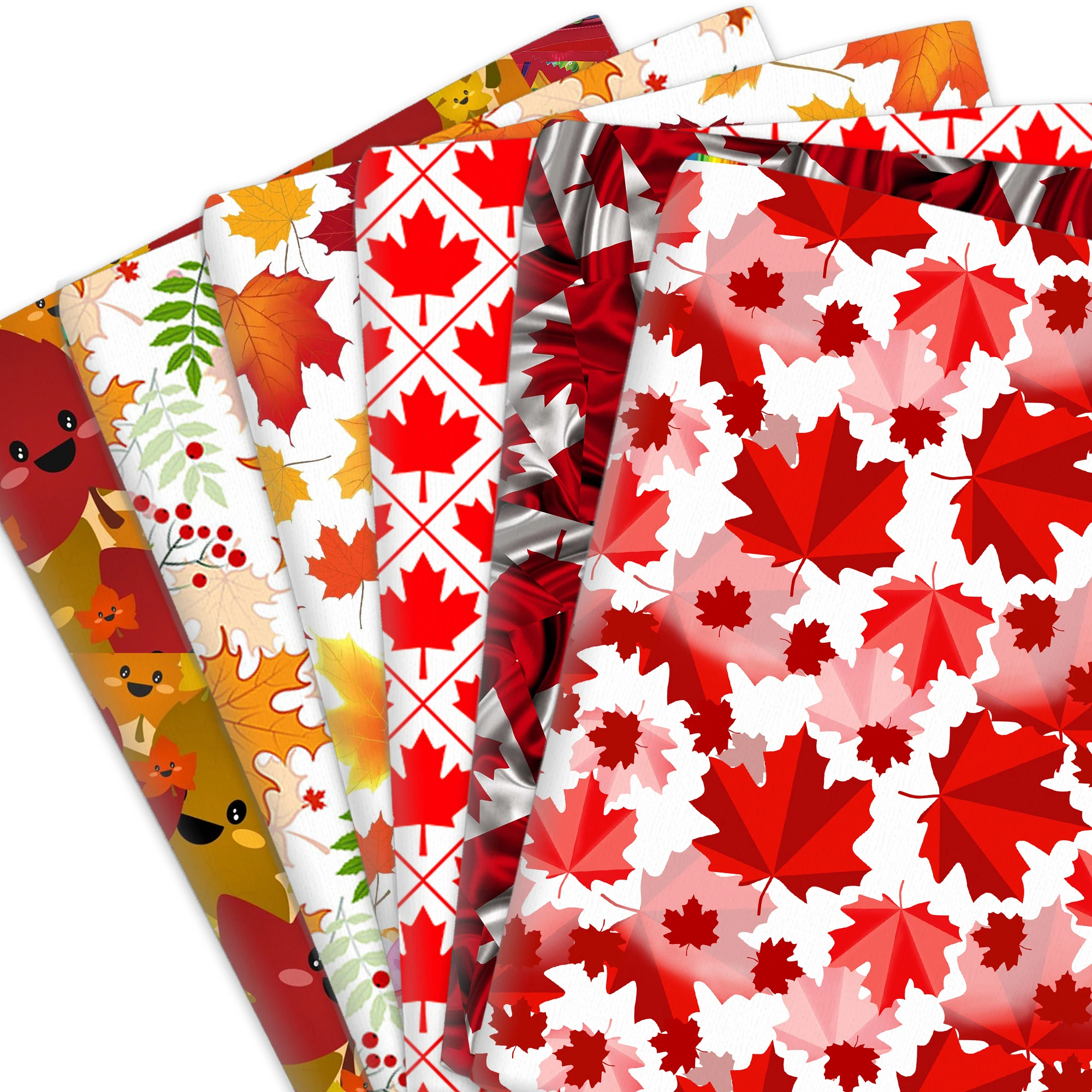 50-145cm-Fall-Autumn-Maple-Leaf-Polyester-100-Pure-Cotton-4-ways ...
