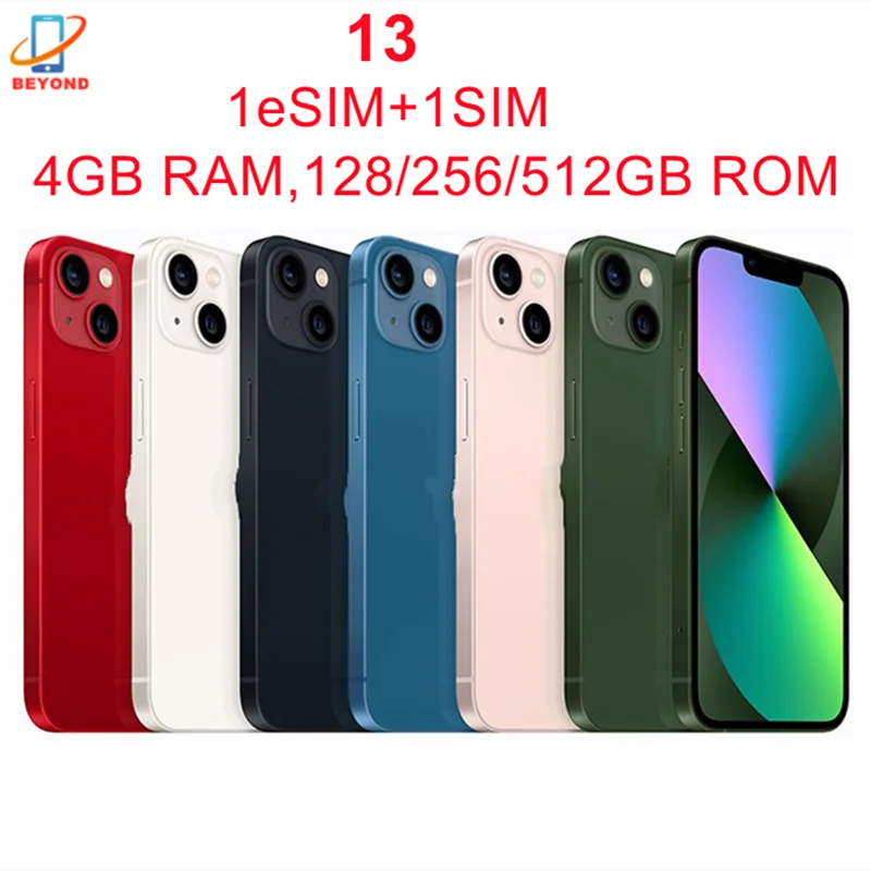 Apple Iphone 13 6.1" Super Retina Xdr Oled Unlocked Ram 4gb Rom 128/256 ...