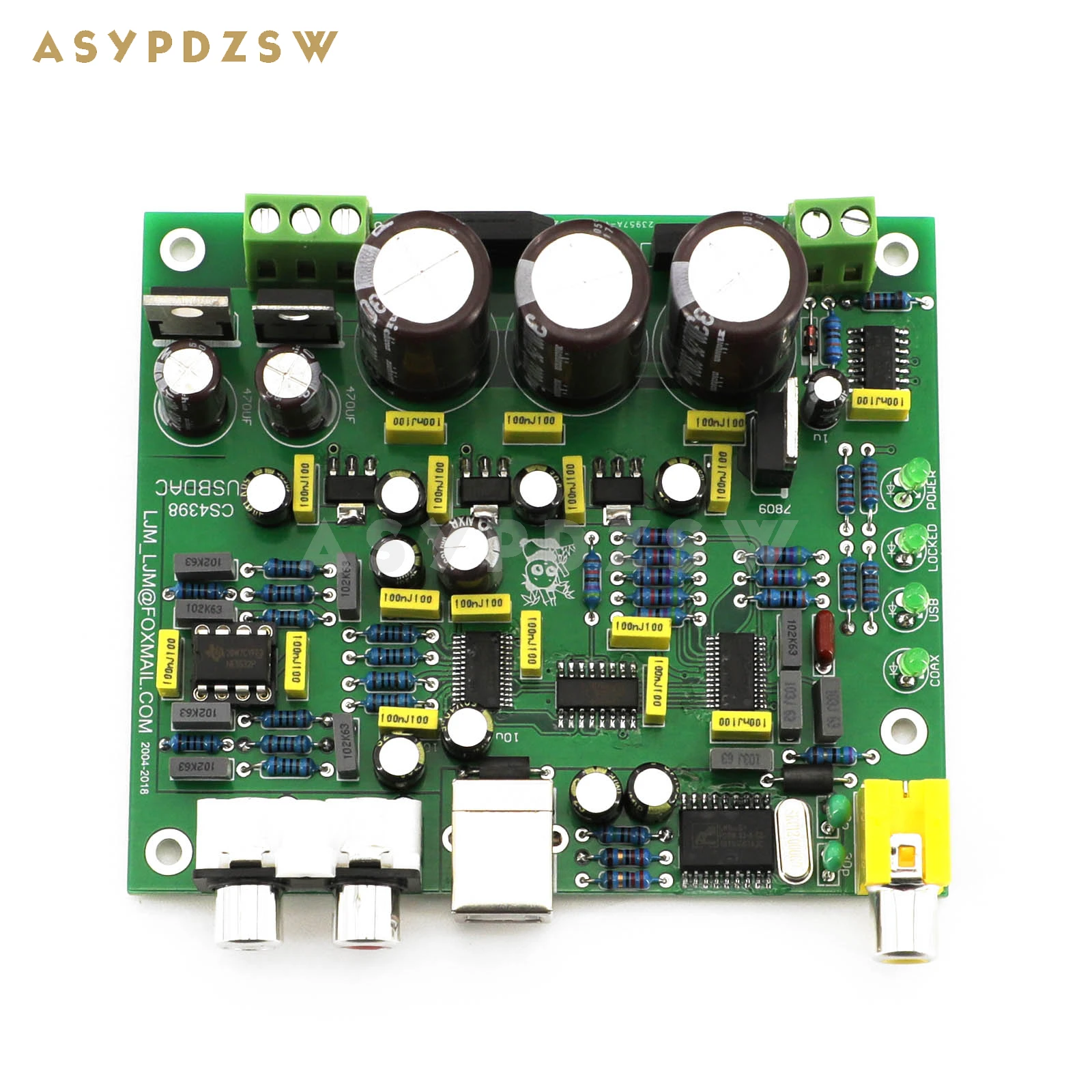 CS4398-DAC-With-USB-Coaxial-24-192K-decoder-32K-192K-24BIT-DIY-Kit ...