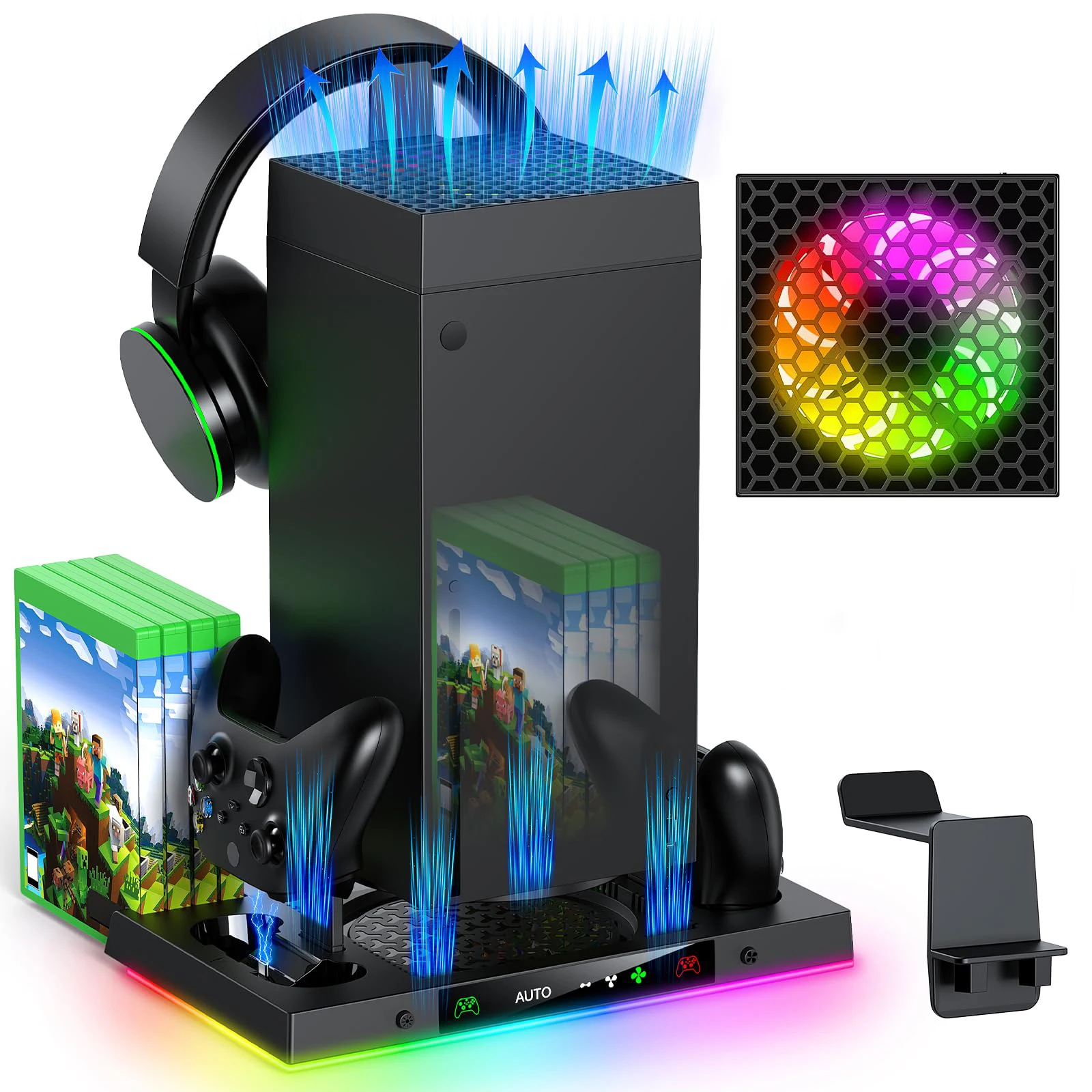 Multifunction-Function-RGB-LED-Charging-Stand-with-Automatic-Fan-Speed ...