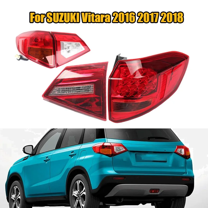 For SUZUKI Vitara 2016 2017 2018 Outside/Inside Car Tail Lamp Stop ...
