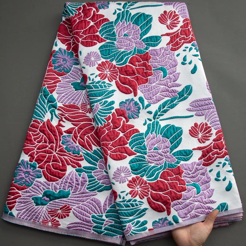 SJD-LACE-French-Brocade-Lace-Fabric-2023-High-Quality-African-Jacquard ...