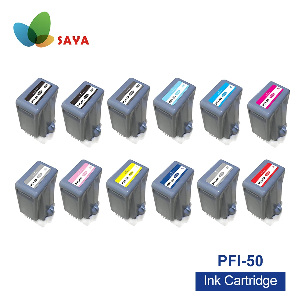 Saya-PFI-50-PFI-50-Ink-Cartridge-work-for-Canon-imagePROGRAF-Pro-500 ...