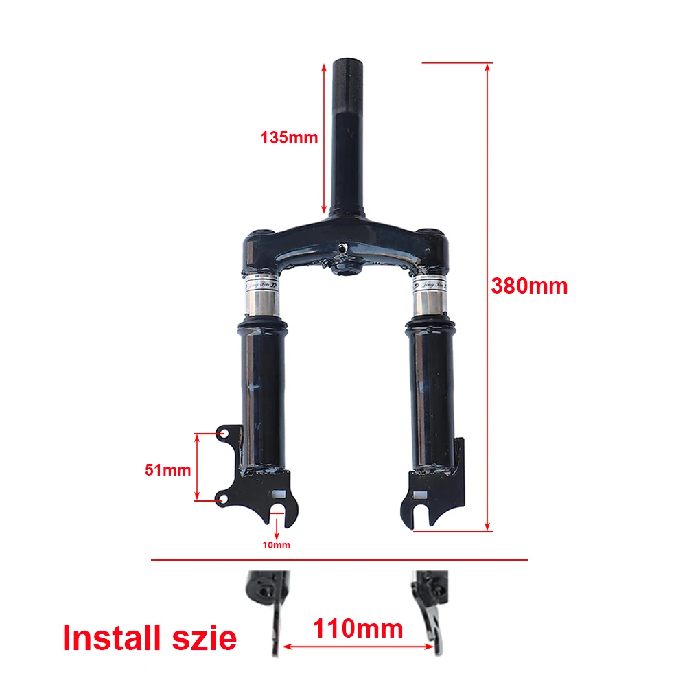 10-inch-Front-Suspension-Fork-For-Brake-Disc-Alloy-Steel-Holder ...