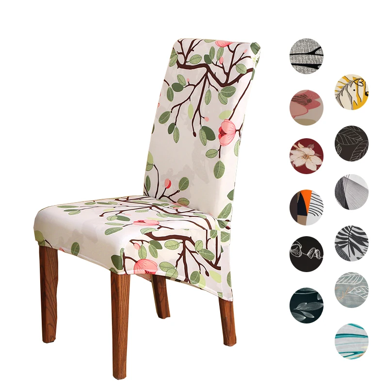 floral-printed-High-Back-XL-M-Size-Chair-Cover-Stretch-dress-for-Chair ...