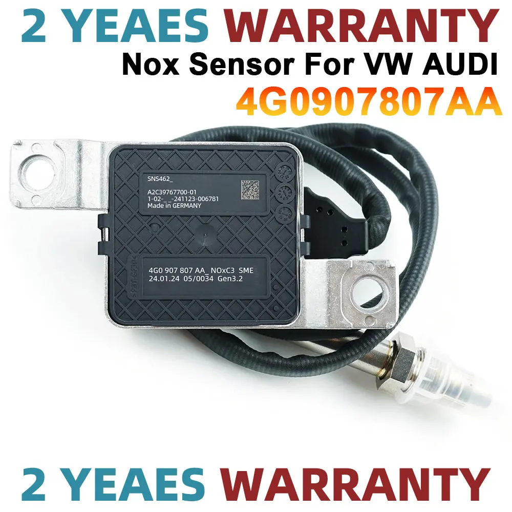 4G0907807AA VW AUDI A6 A7 2015 -2018 NOx 센서에 맞는 새로운 질소 산화물 Nox 센서 ...