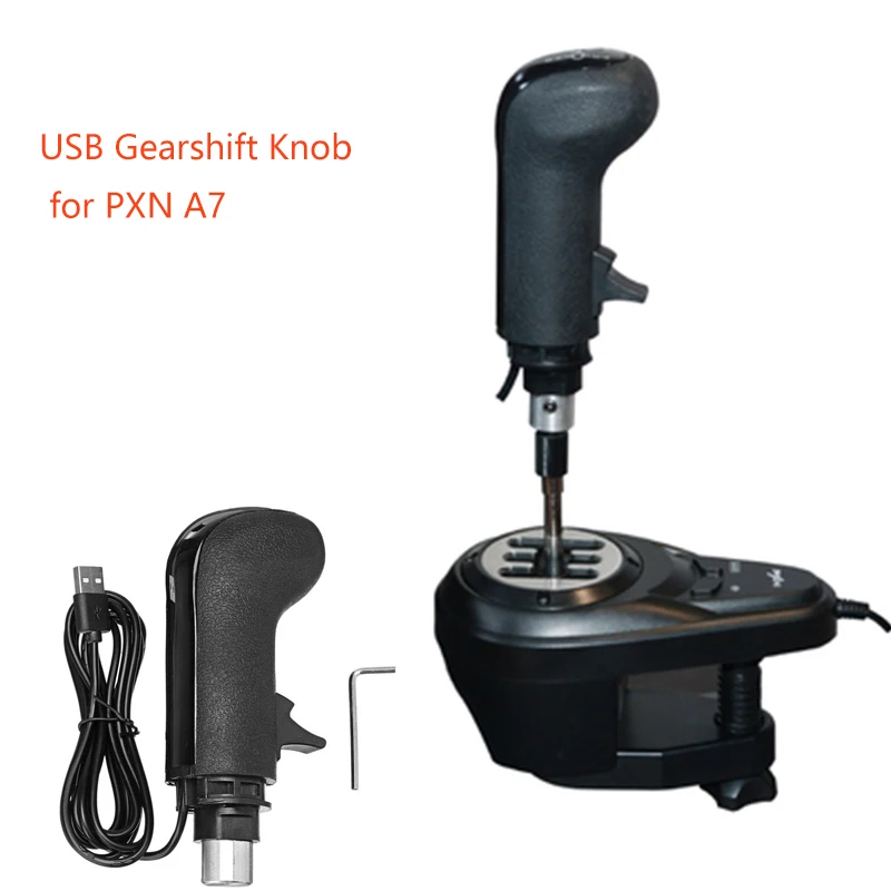 PC USB High Low Gear Simulator Shifter Knob For PXN A7 USB Gearshift ...