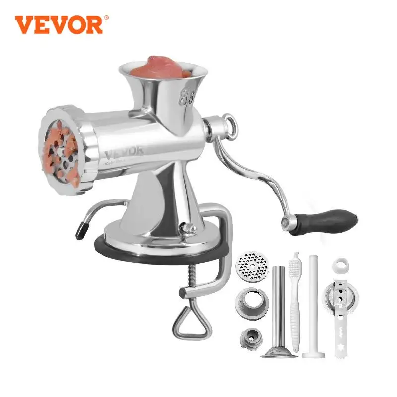 VEVOR-Manual-Meat-Grinder-304-Stainless-Steel-Hand-Meat-Grinder-with ...