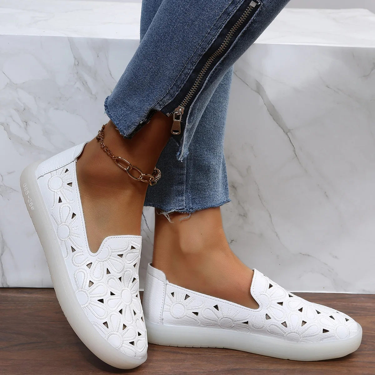 Women-Moccasins-Casual-Shoes-Hollow-Out-Flats-Breathable-Casual-Comfort ...