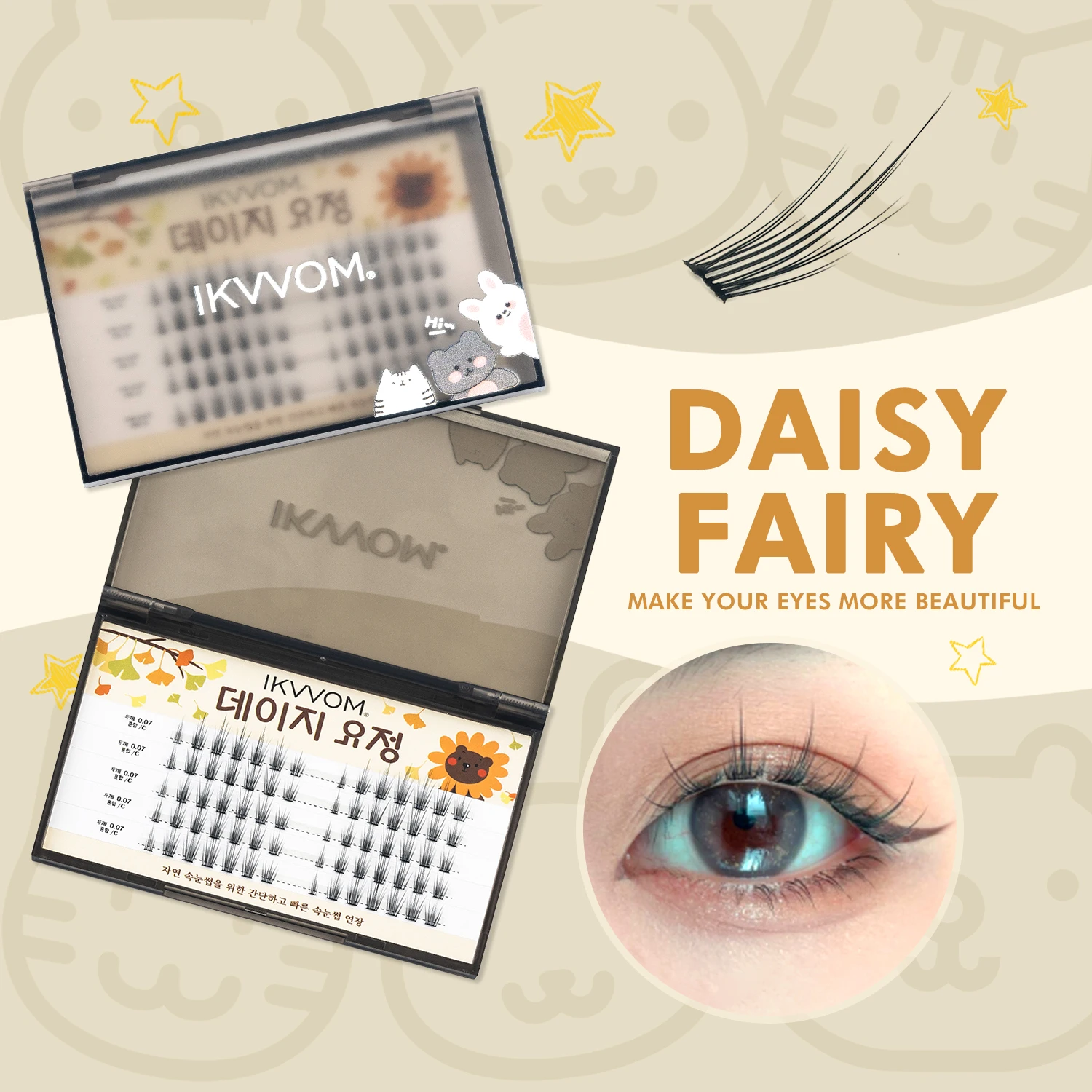 Fairy-Eyelashes-Natural-Grafted-Cluster-Lashes-Fishtail-Eyelash ...