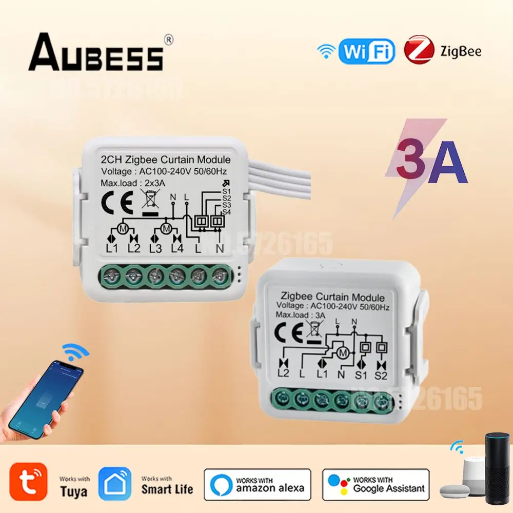 Tuya-ZigBee-3-0-Smart-Curtain-Switch-Module-For-Roller-Blinds-and ...