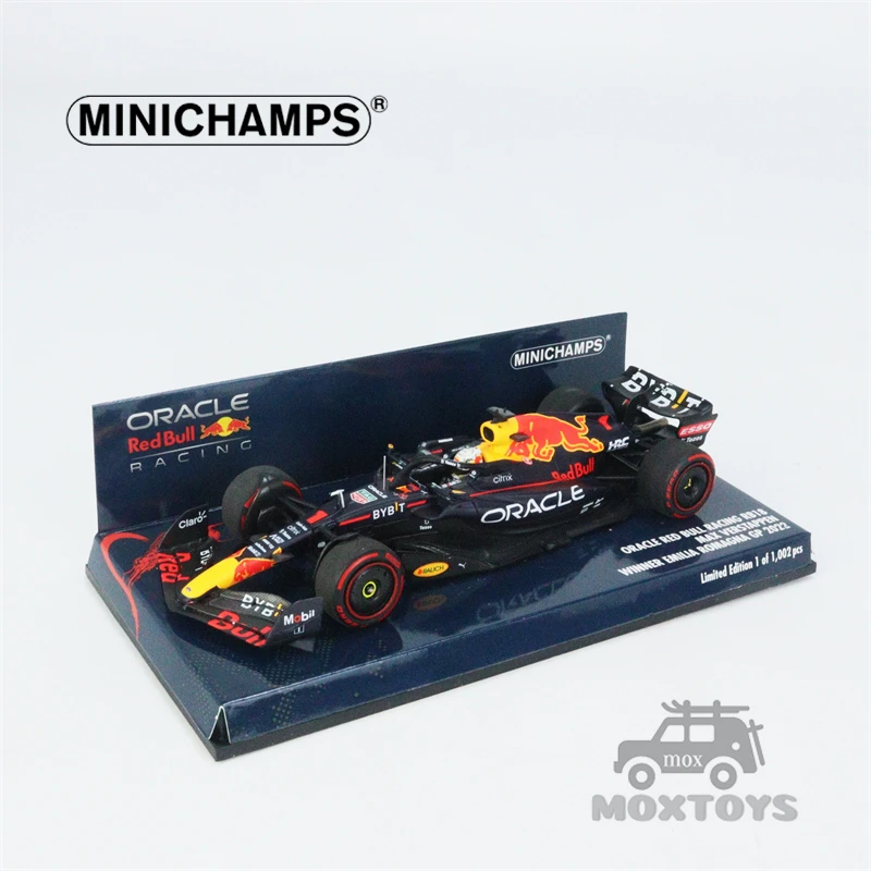 MINICHAMPS 1:43 F1 2022 ORACLE RB RACING RB18 Resin #1 Max WINNER ...