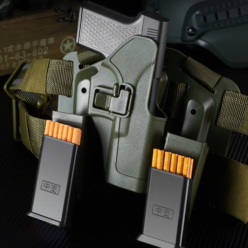 Capacity 10PCS Pistol Style Lighters with 3 Cigarette Case Jet Blue ...