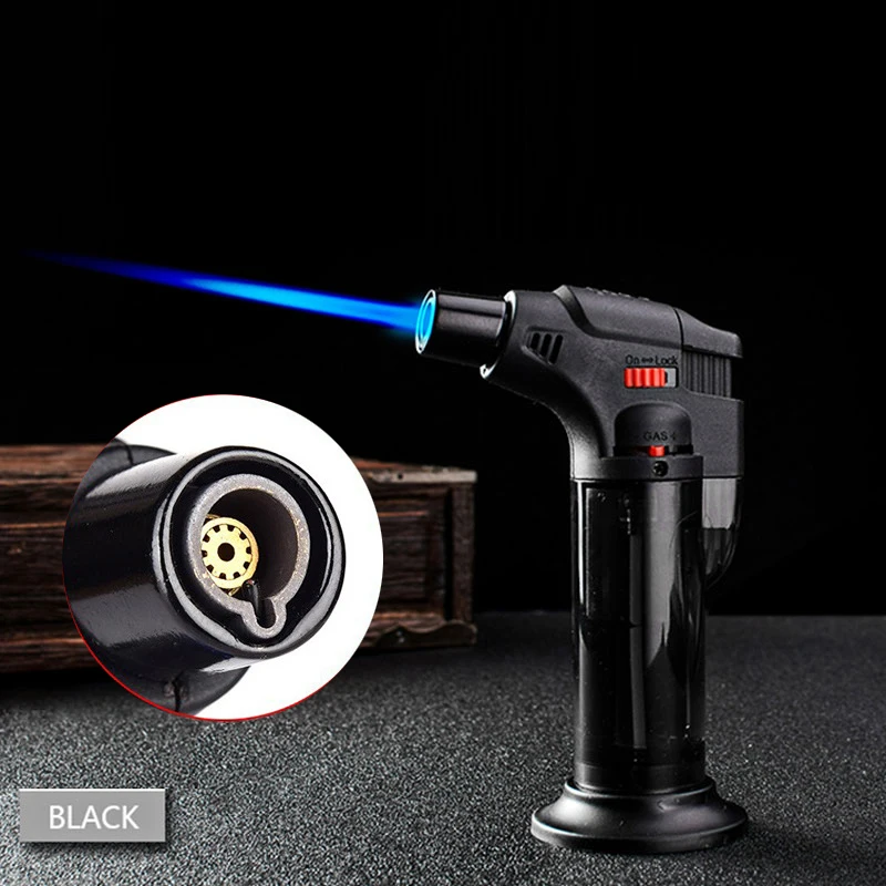 Refillable-Adjustable-Flame-Lighter-Cooking-Torch-BBQ-Ignition-Vintage ...
