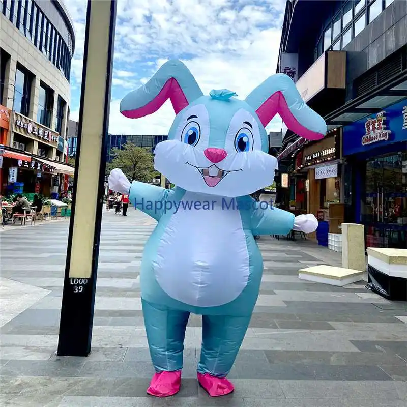 Easter-Day-Long-Ear-Pink-Blue-Rabbit-Inflatable-Costume-Cute-Lovely ...