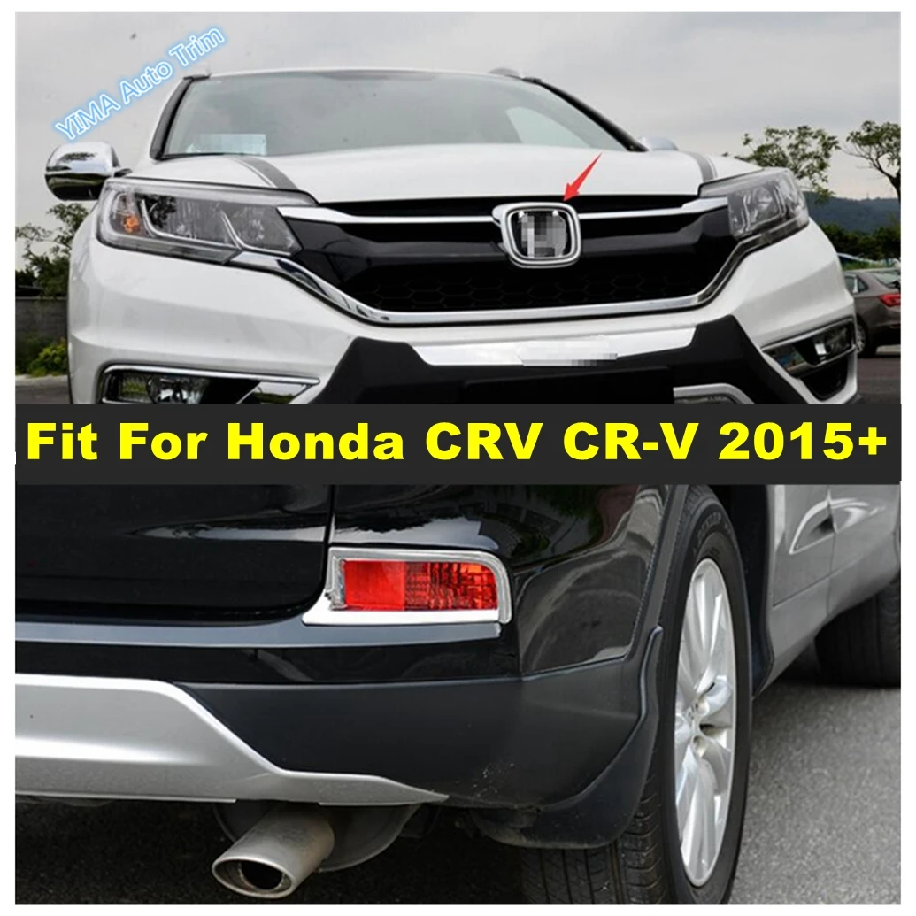 Shiny Car Rear Tail Foglight Fog Light Frame / Front Grill Emblem Decor ...
